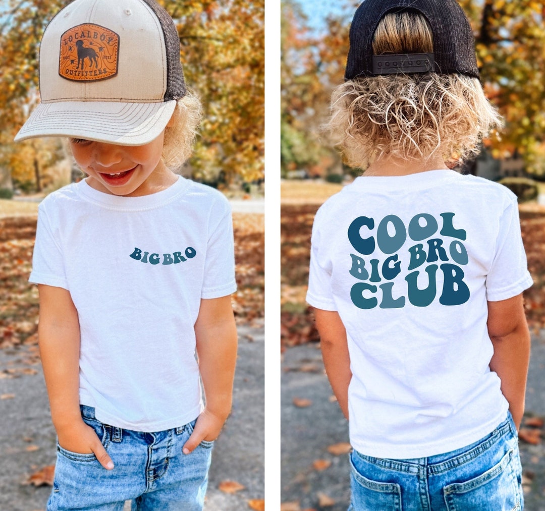 Cool Big Bro Club Shirt, Big Bro Shirt, Big Brother Gift, New Mom Gift ...