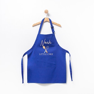 Personalized Kids Apron, Toddler Apron, Customized Apron, Little Chef ...