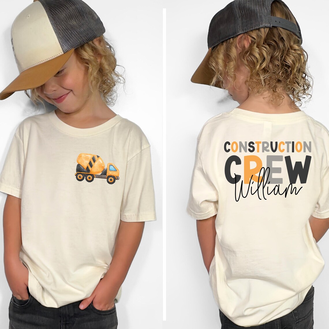 Construction Crew Shirts, Construction Birthday Party Shirts, Birthday ...