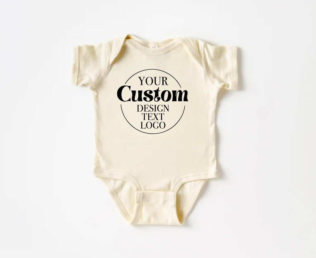 Custom Logo Onesie®, Custom Text Printed, Custom Company Logo Printed ...