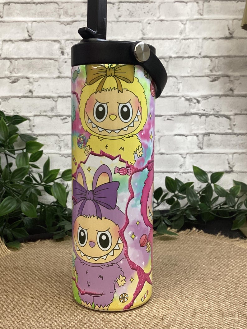 LABUBU Tumbler 20 Oz: Adorable Stainless Steel Travel Mug - Etsy