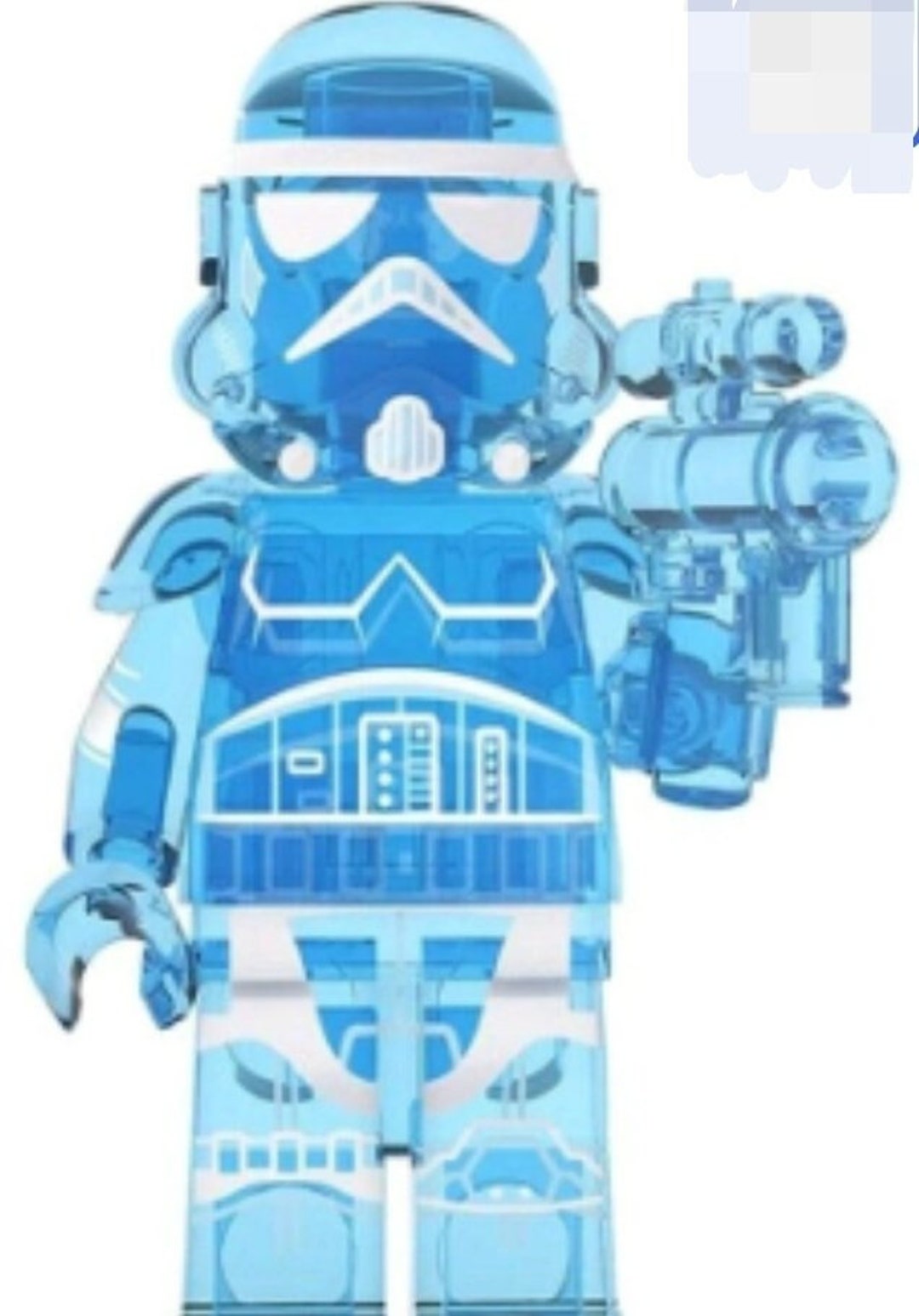 Storm Trooper Clear Custom Minifigure. Brand New in Package. - Etsy
