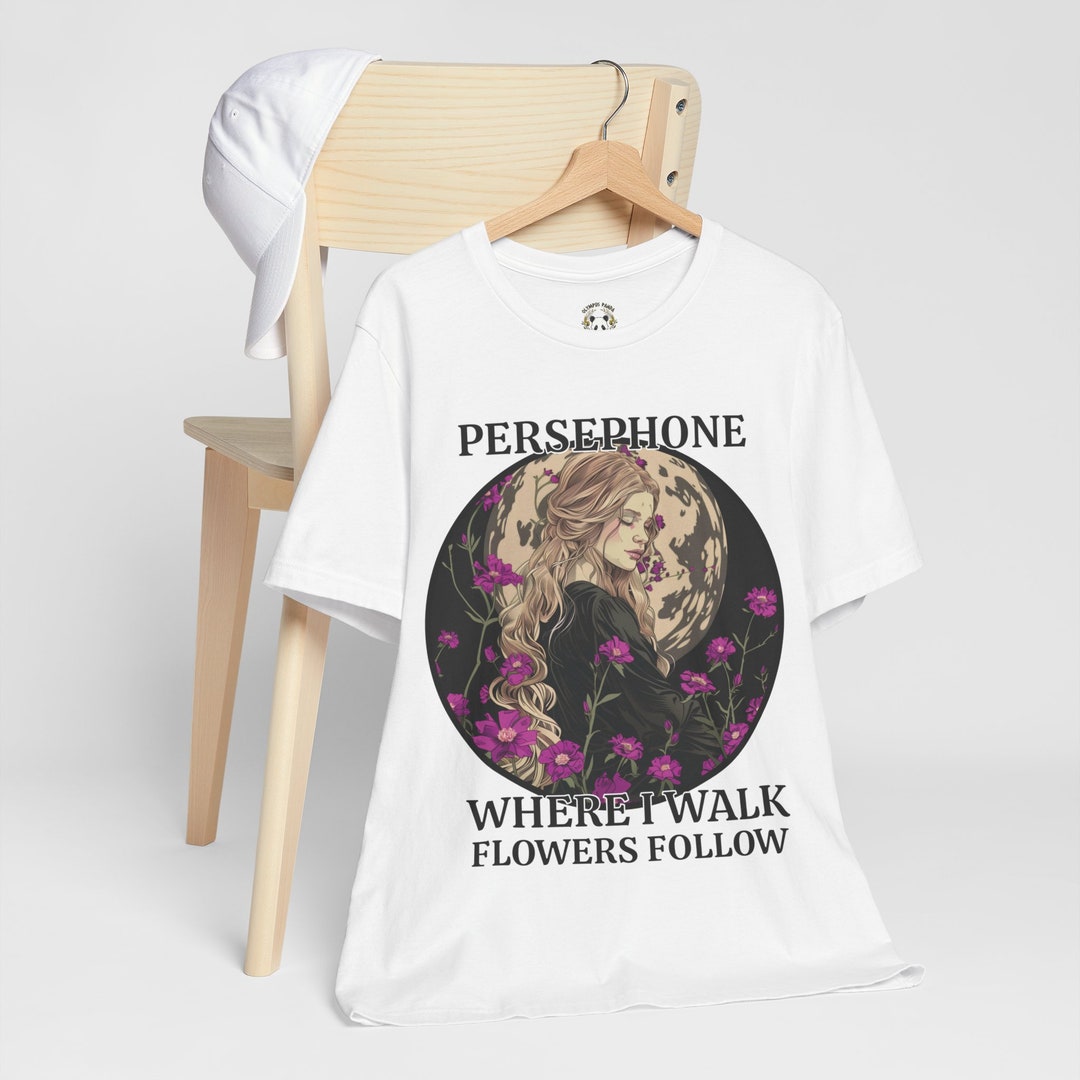 Persephone T-shirt | Greek Goddess, Ancient Mythology Cotton Tee - Etsy