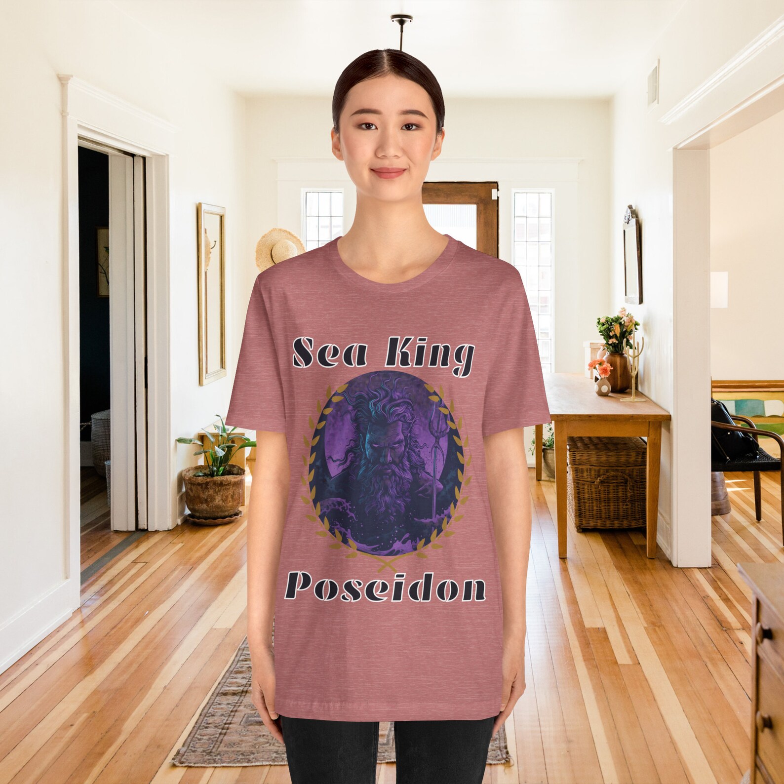 Poseidon T-shirt | Greek God, Ancient Mythology Cotton Tee - Etsy