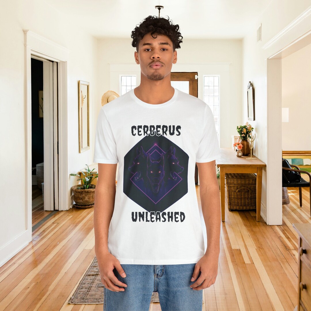 Cerberus T-shirt | Greek Mythology Cotton Tee - Etsy