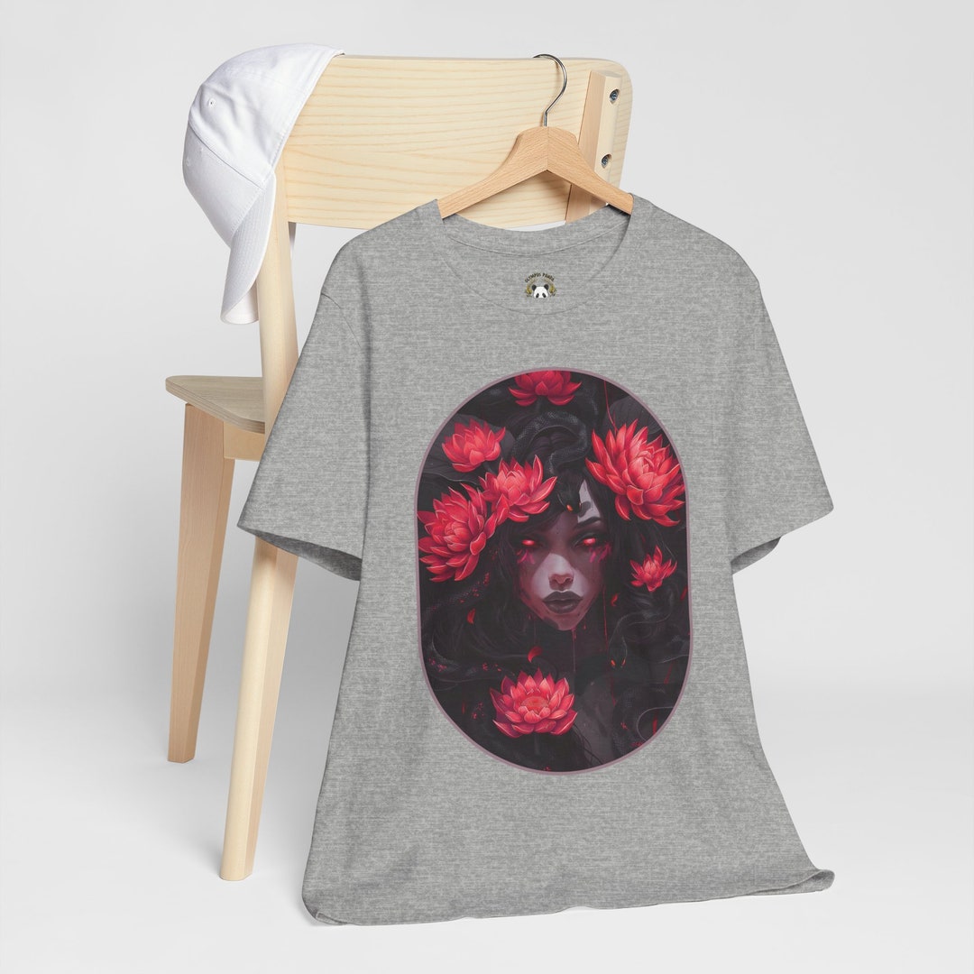 Medusa Tshirt | Greek Mythology Cotton Tee - Etsy