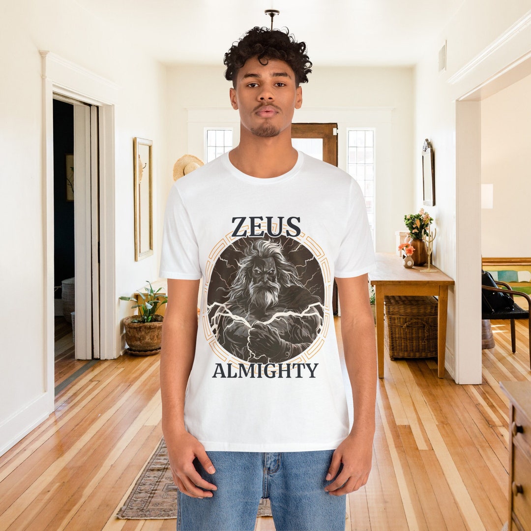 Zeus T-shirt | Greek God, Ancient Mythology Cotton Tee - Etsy