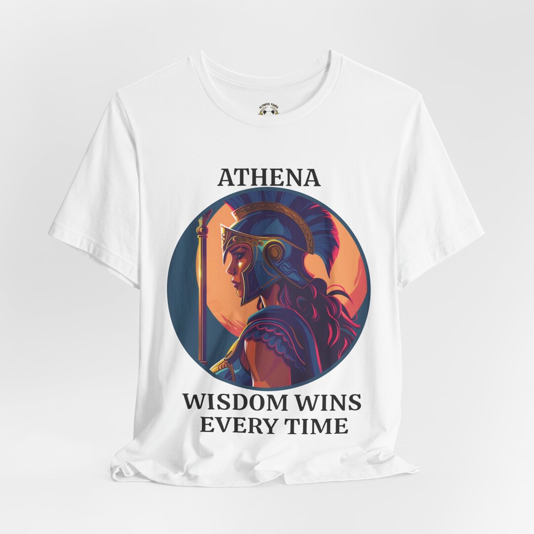 Athena T-shirt | Greek Goddess, Ancient Mythology Cotton Tee - Etsy