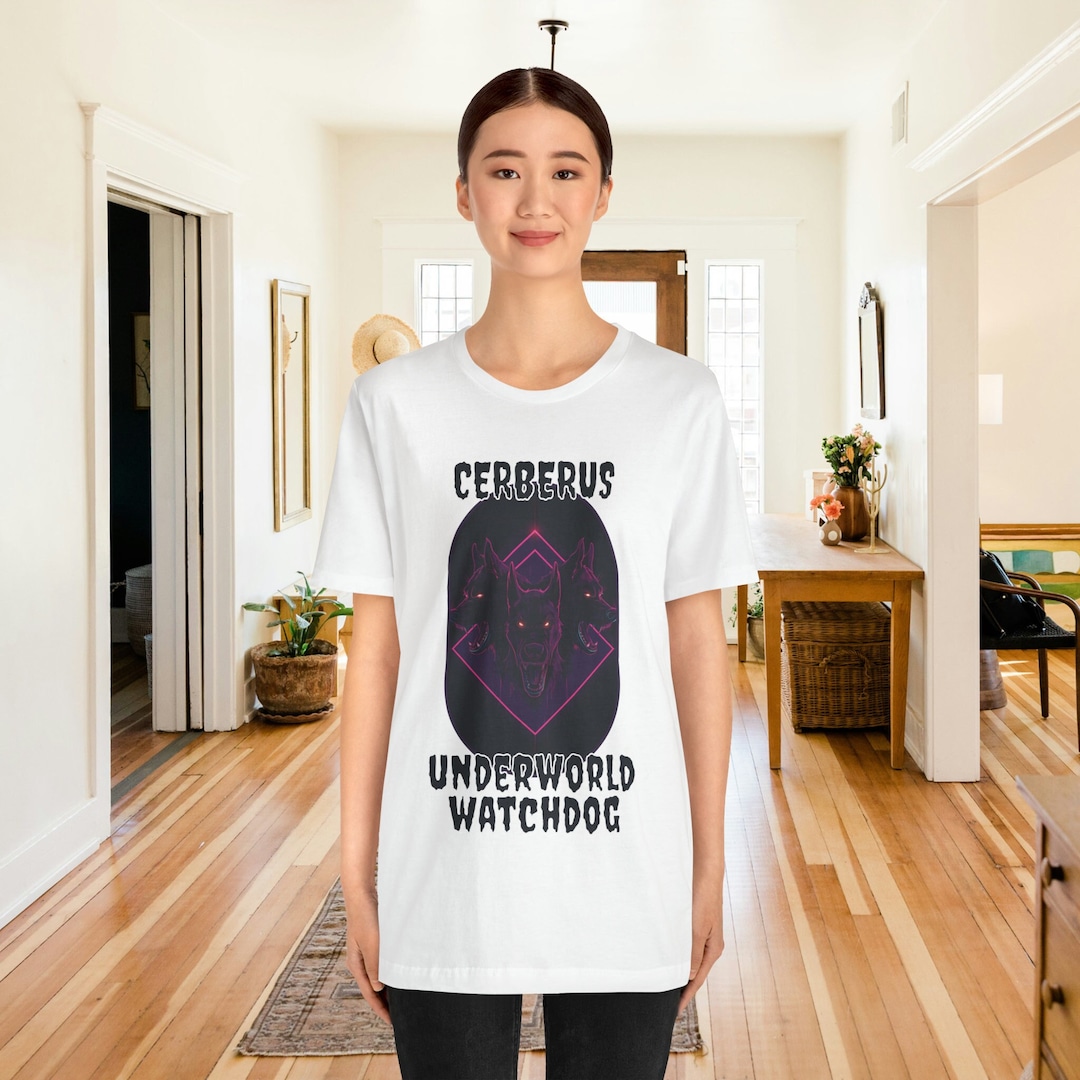 Cerberus T-shirt Greek Mythology Cotton Tee - Etsy