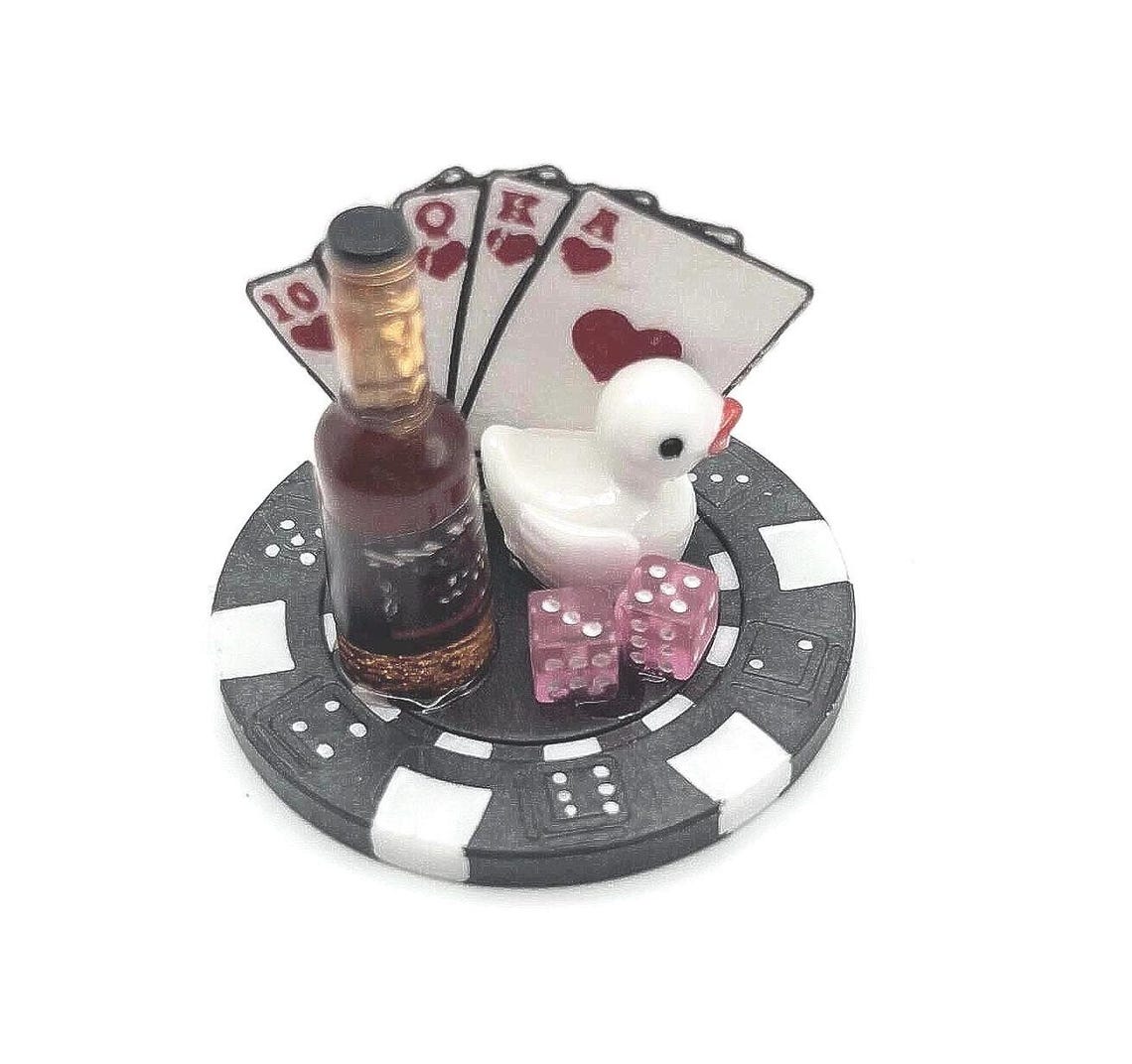Set of 4 - Poker Chip Cruise Ducks for Hiding - Etsy