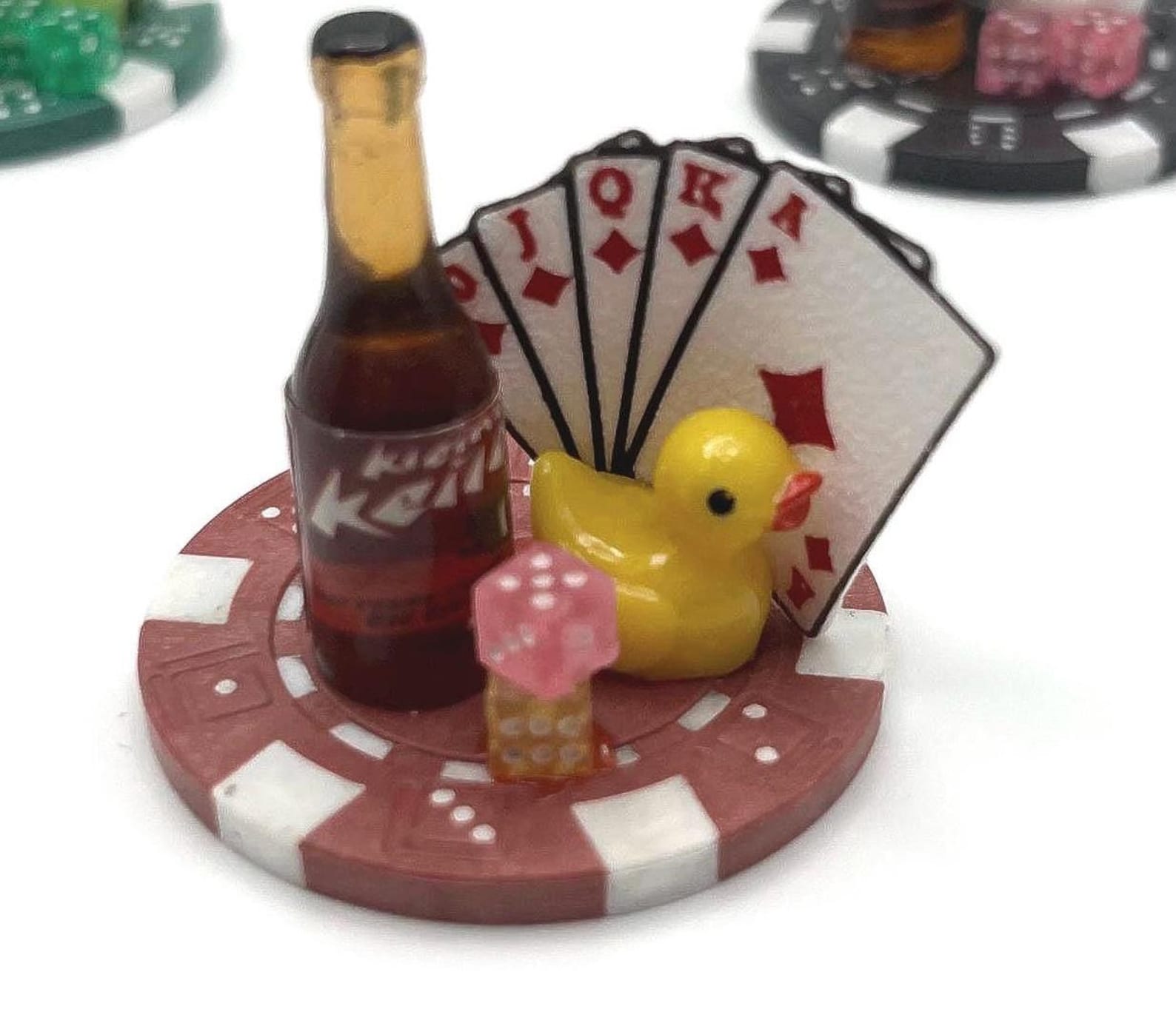 Set of 4 - Poker Chip Cruise Ducks for Hiding - Etsy