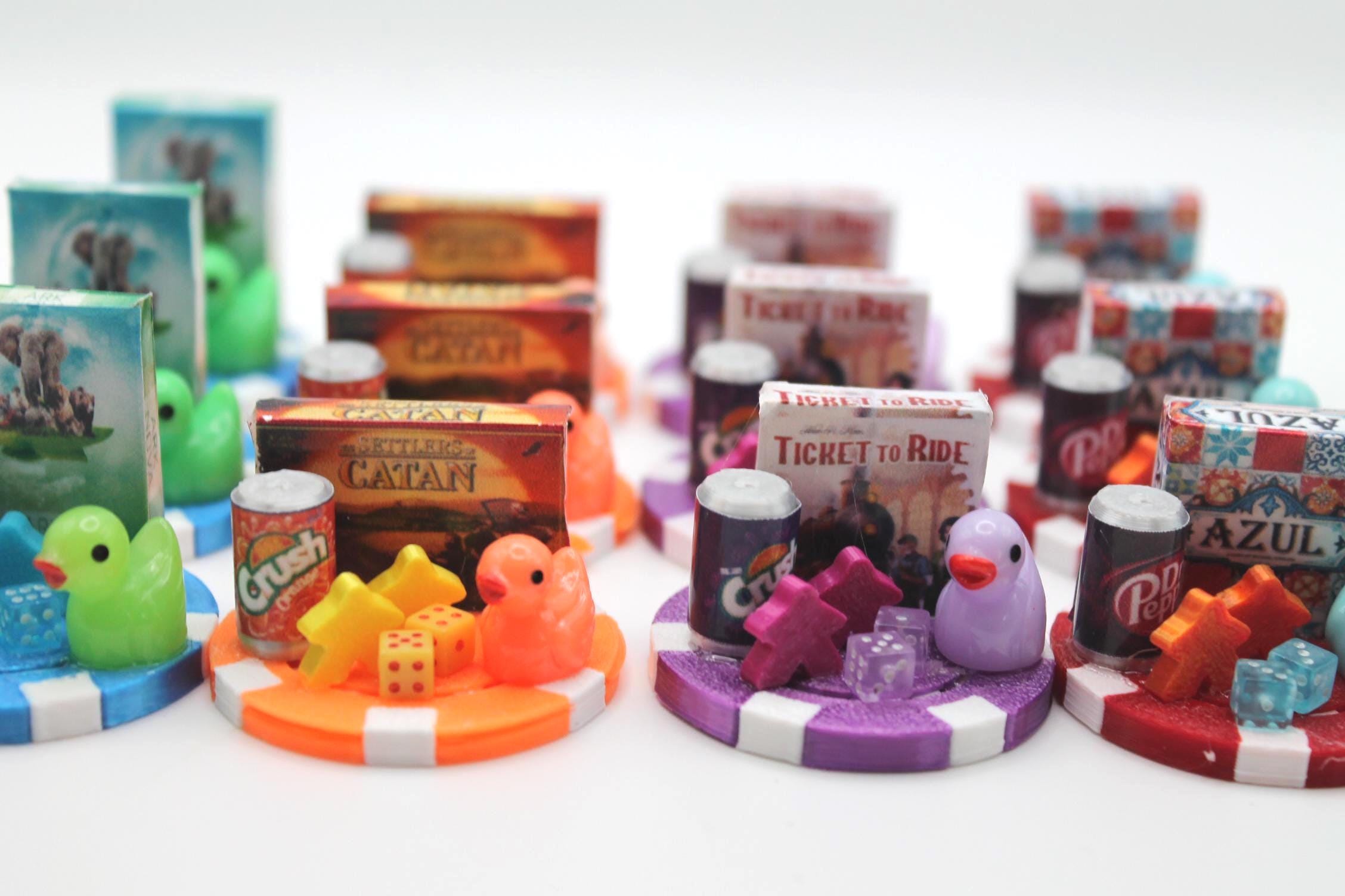 Poker Chip Ducks - Board Game Edition- for Cruising, Collecting and ...