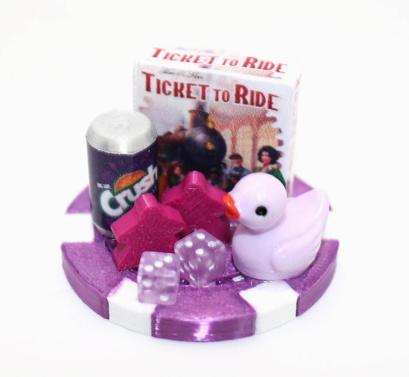 Poker Chip Ducks - Board Game Edition- for Cruising, Collecting and ...
