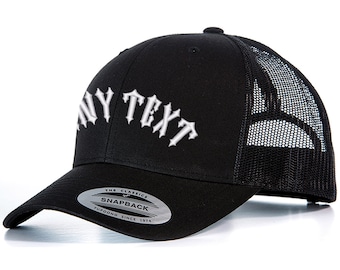 Personalised Trapstar Font Style Embroidered Snapback Cap - Etsy