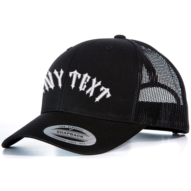 Personalised Trapstar Font Style Snapback Trucker Cap - Etsy