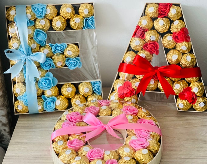 Chocolate Letters - Etsy UK