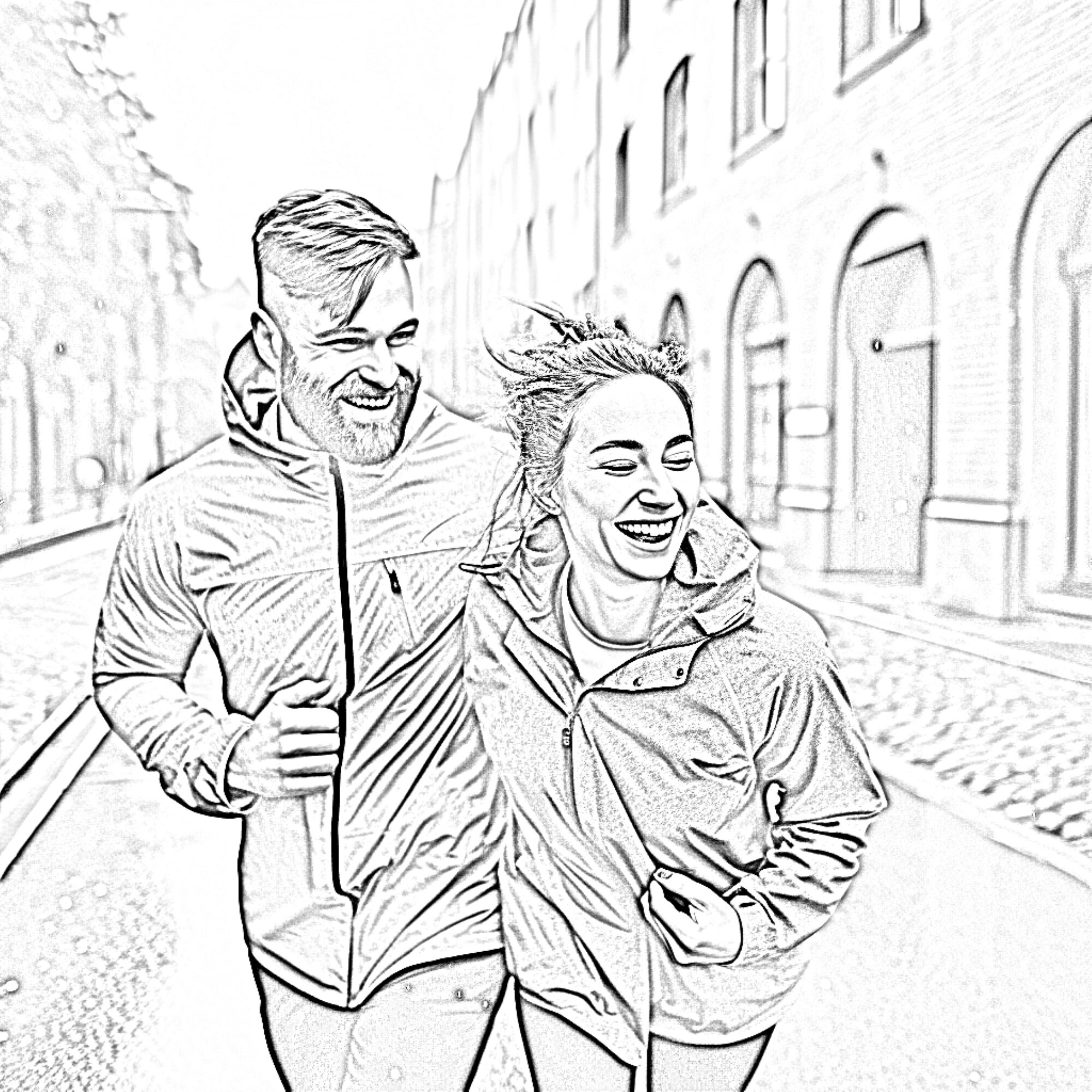 Custom Couple Sketch Art, Custom Pencil Couple Sketch Art, Printable ...