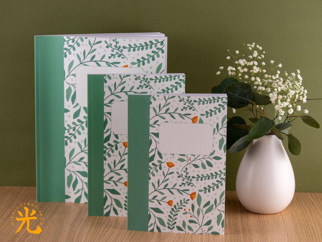 Green Guided Study Journal, Personal Study Journal, Poppy Journal Cover ...