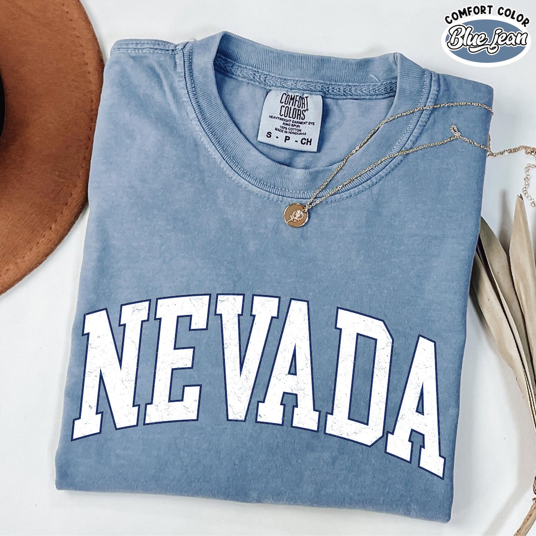 Comfort Colors Nevada Shirt, Vintage Nevada State Tshirt, Nevada Travel ...
