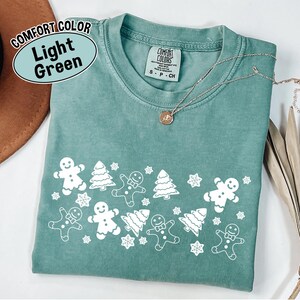 Gingerbread Shirt Cute Christmas Comfort Colors Shirt Gingerbread Man ...