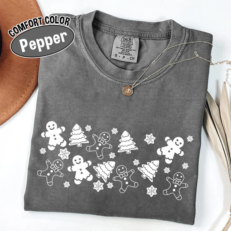 Gingerbread Shirt Cute Christmas Comfort Colors Shirt Gingerbread Man ...