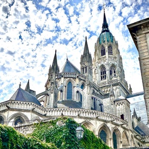 Bayeux Cathedral in France, Color Travel Photography on Canvas Print - Etsy