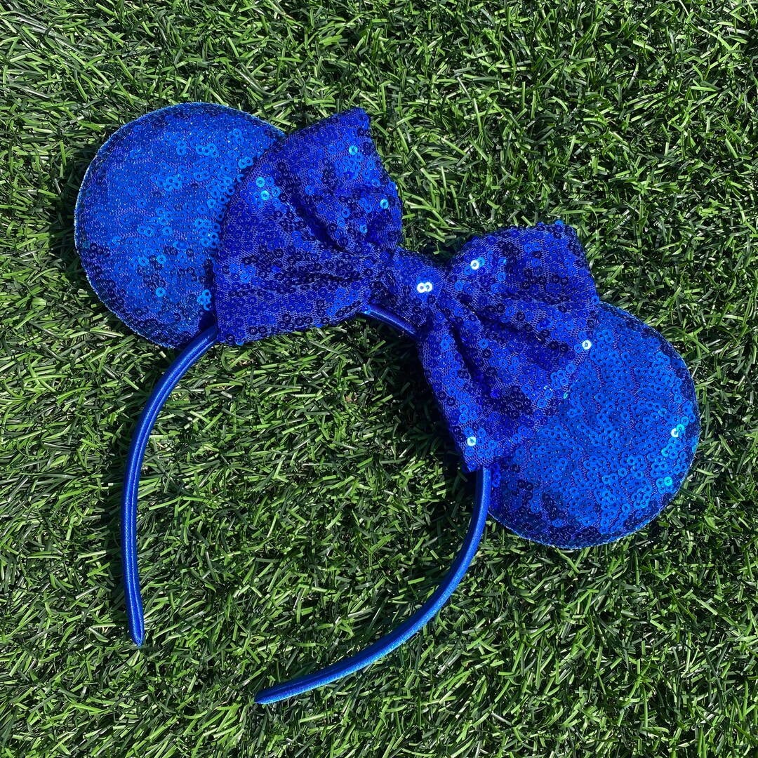 Royal Blue Mickey Ears, Blue Mouse Ears, Blue Ears, Royal Blue Minnie ...