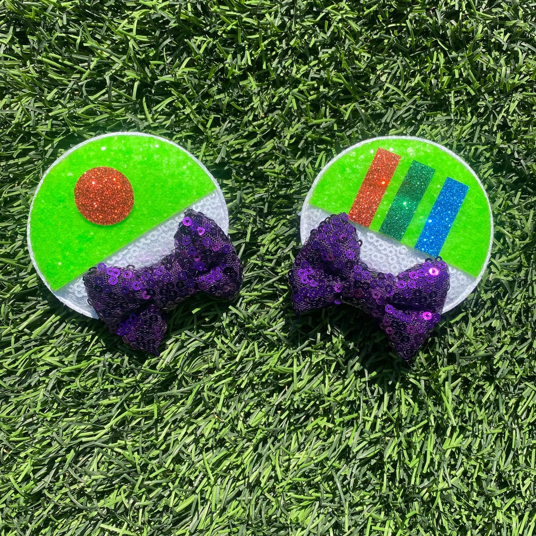 Buzz Lightyear Barrettes, Buzz Hair Clips, Buzz Hair Bows, Buzz ...