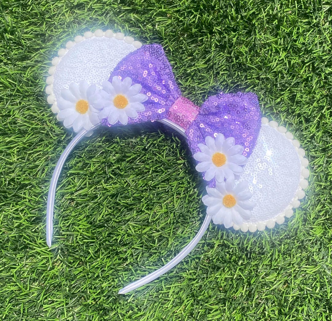 Daisy Ears, Daisy Minnie Ears, Daisy Headband, Daisy Accessories ...