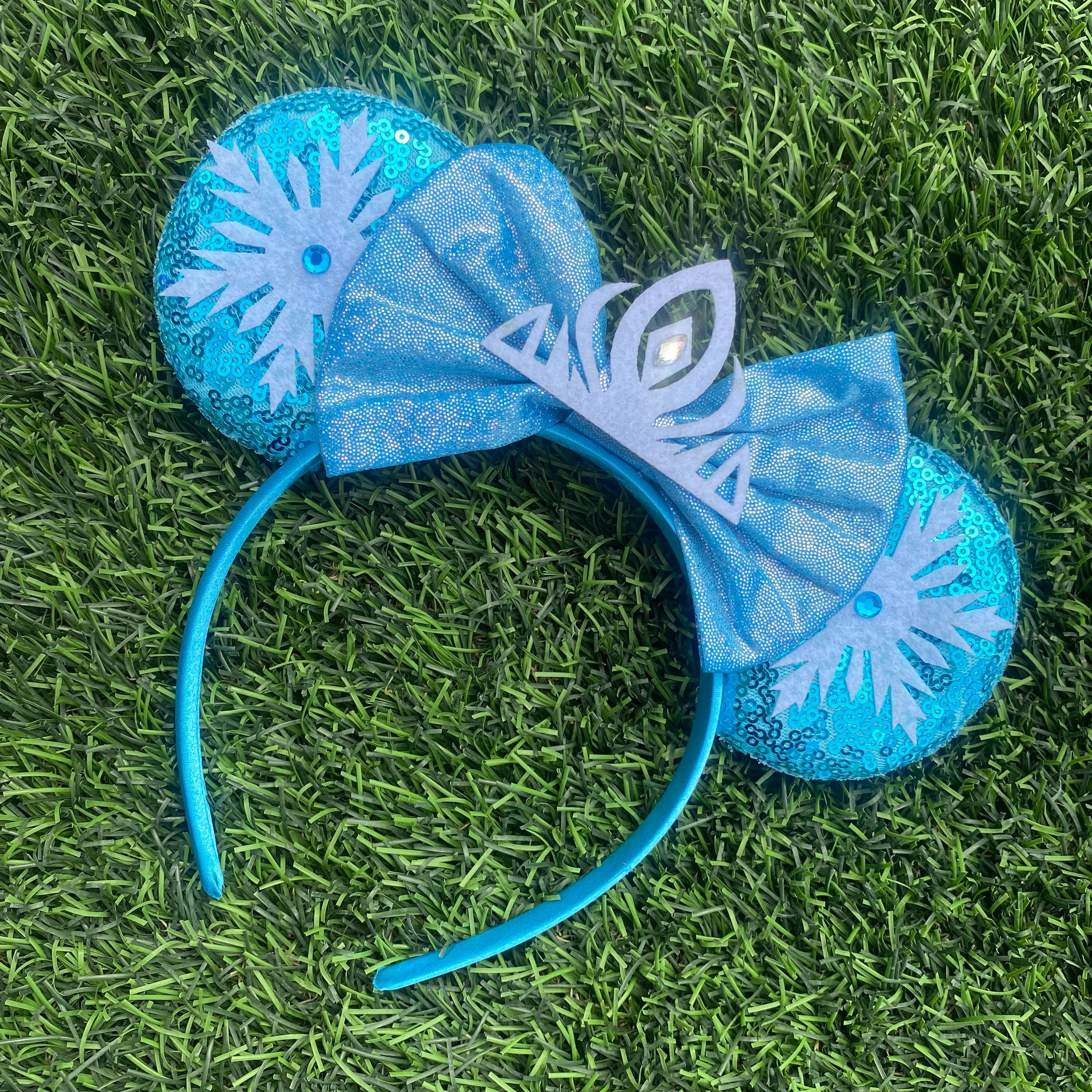 Elsa Minnie Ears, Elsa Mouse Ears, Elsa Ears, Frozen Ears, Frozen ...