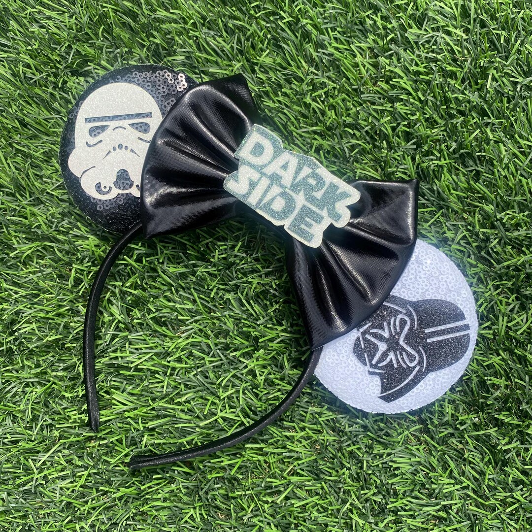 Dark Side Ears, Star Wars Ears, Darth Vader Mickey Ears, Star Wars ...