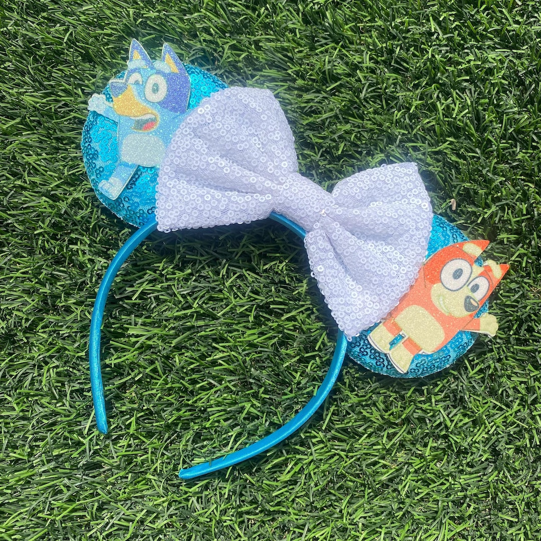 Bluey Mouse Ears, Bluey Ears, Mickey Mouse Ears, Minnie Mouse Ears ...