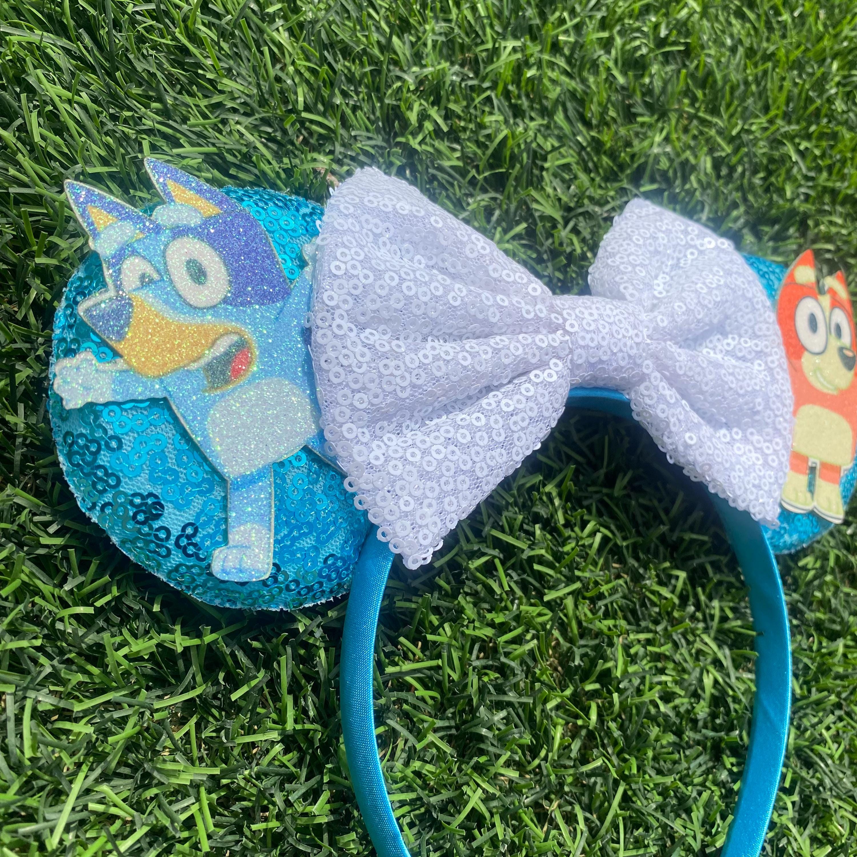 Bluey Mouse Ears, Bluey Ears, Mickey Mouse Ears, Minnie Mouse Ears ...