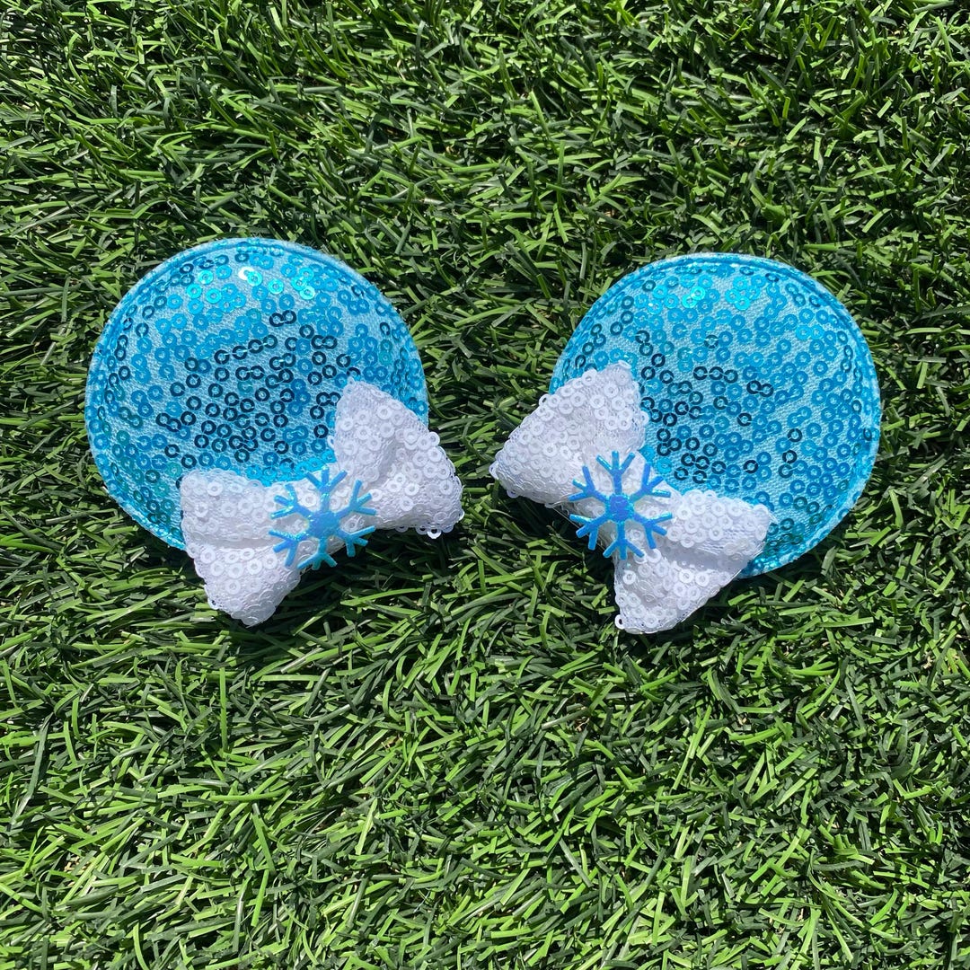 Elsa Barrettes, Elsa Hair Clips, Elsa Hair Bows, Frozen Barrettes ...