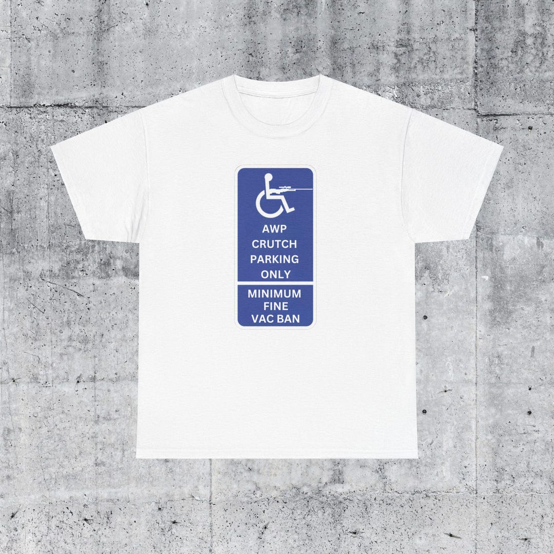 AWP Crutch Parking Shirt [CSGO | Csgo Shirt | Esports | Video Games ...
