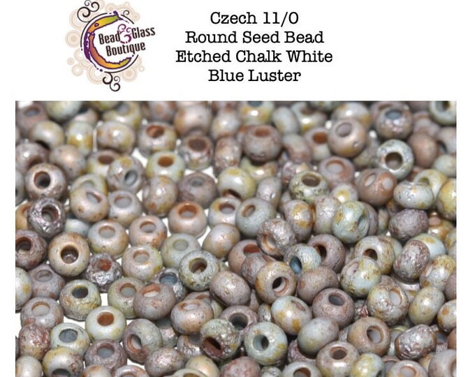 DISCONTINUED - Seed Bead, Czech Glass Round Bead, Size 11/0, CHOOSE ...