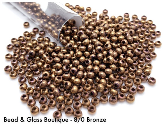 Heavy Metal Seed Bead approximately 50 grams in 6 tube | Etsy