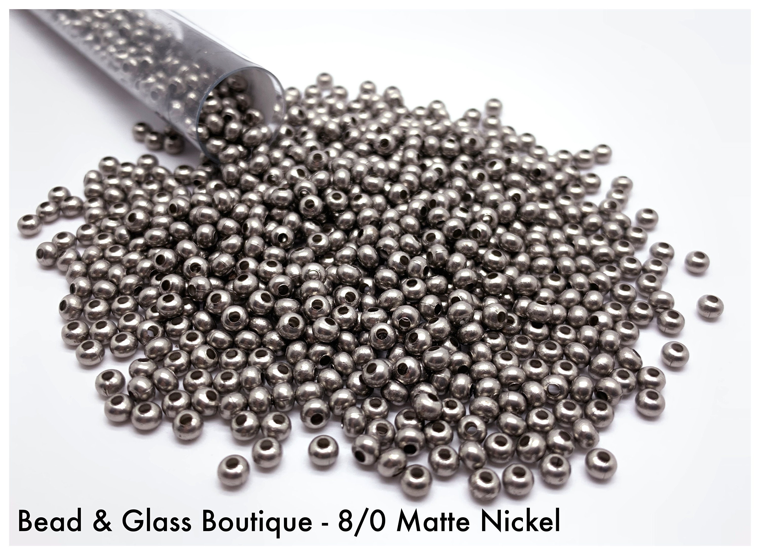 Heavy Metal Seed Bead Approx 50 Grams in 6 Tube - Etsy