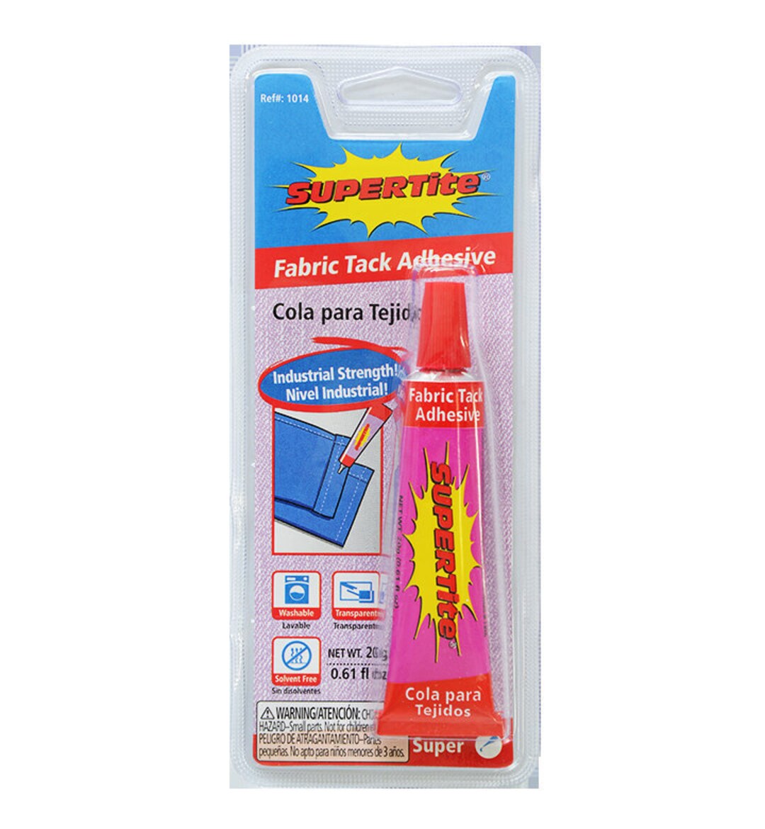 Supertite® Fusion Fabric Tack Adhesive 0.61oz Textile Glue - Etsy
