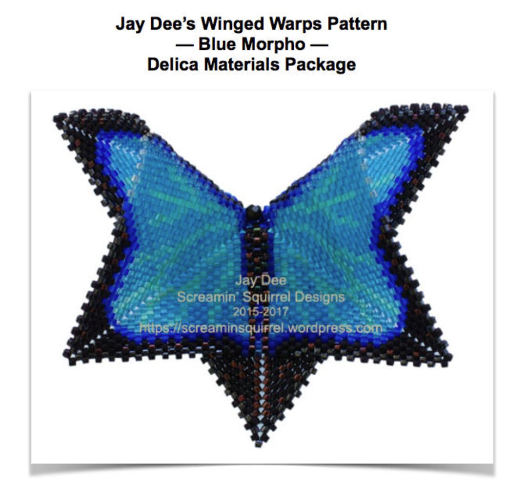 Delica Bead Package for Jay Dee's Winged Warp Series Blue - Etsy