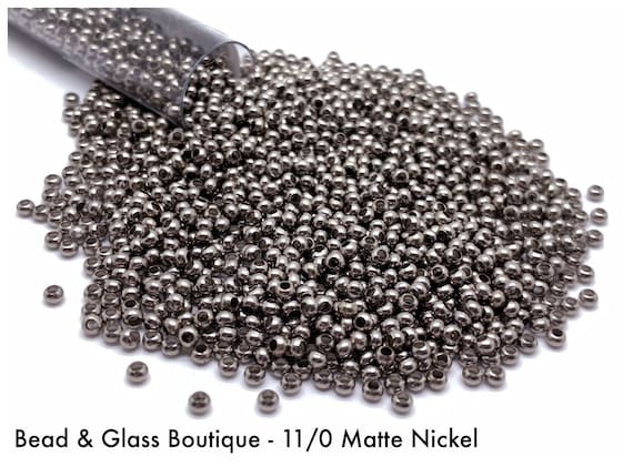 Heavy Metal Seed Bead Approx 50 Grams in 6 Tube - Etsy