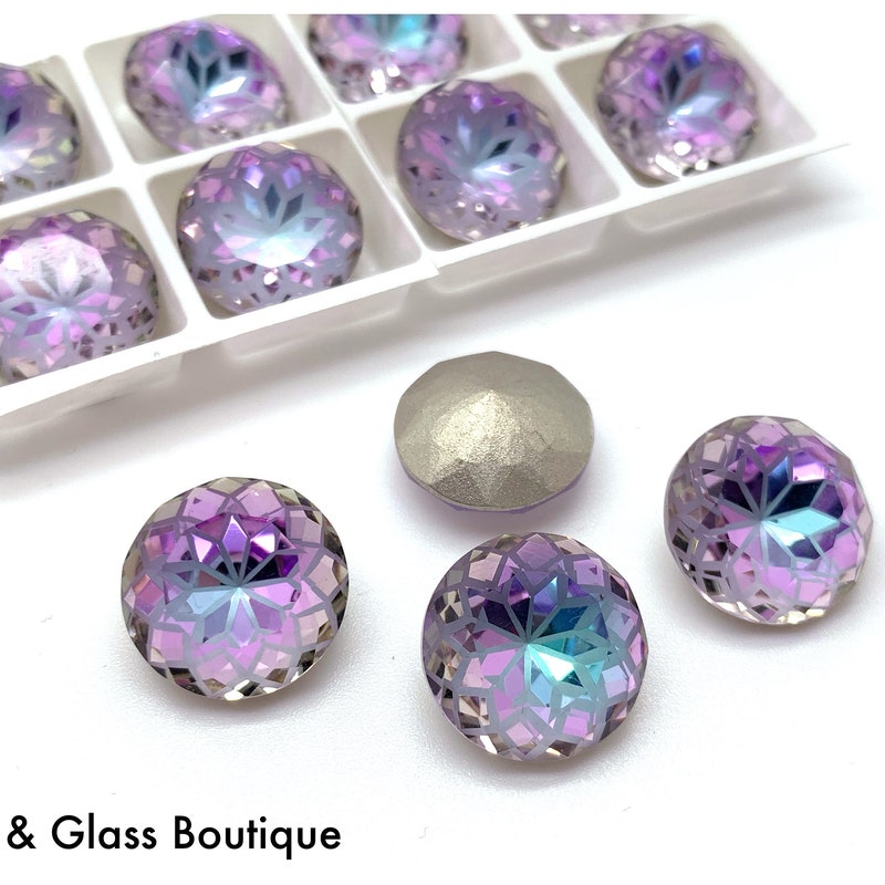 Lotus Crystal 10mm Round - Etsy