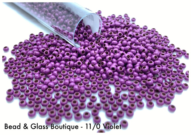 Heavy Metal Seed Bead Approximately 50 Grams in 6 Tube - Etsy