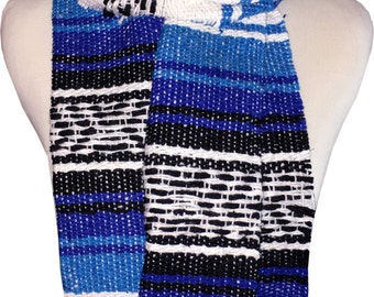 Mexican Serape Scarf Wrap Scarves Bohemian Tribal Ethnic Wrap Blanket ...