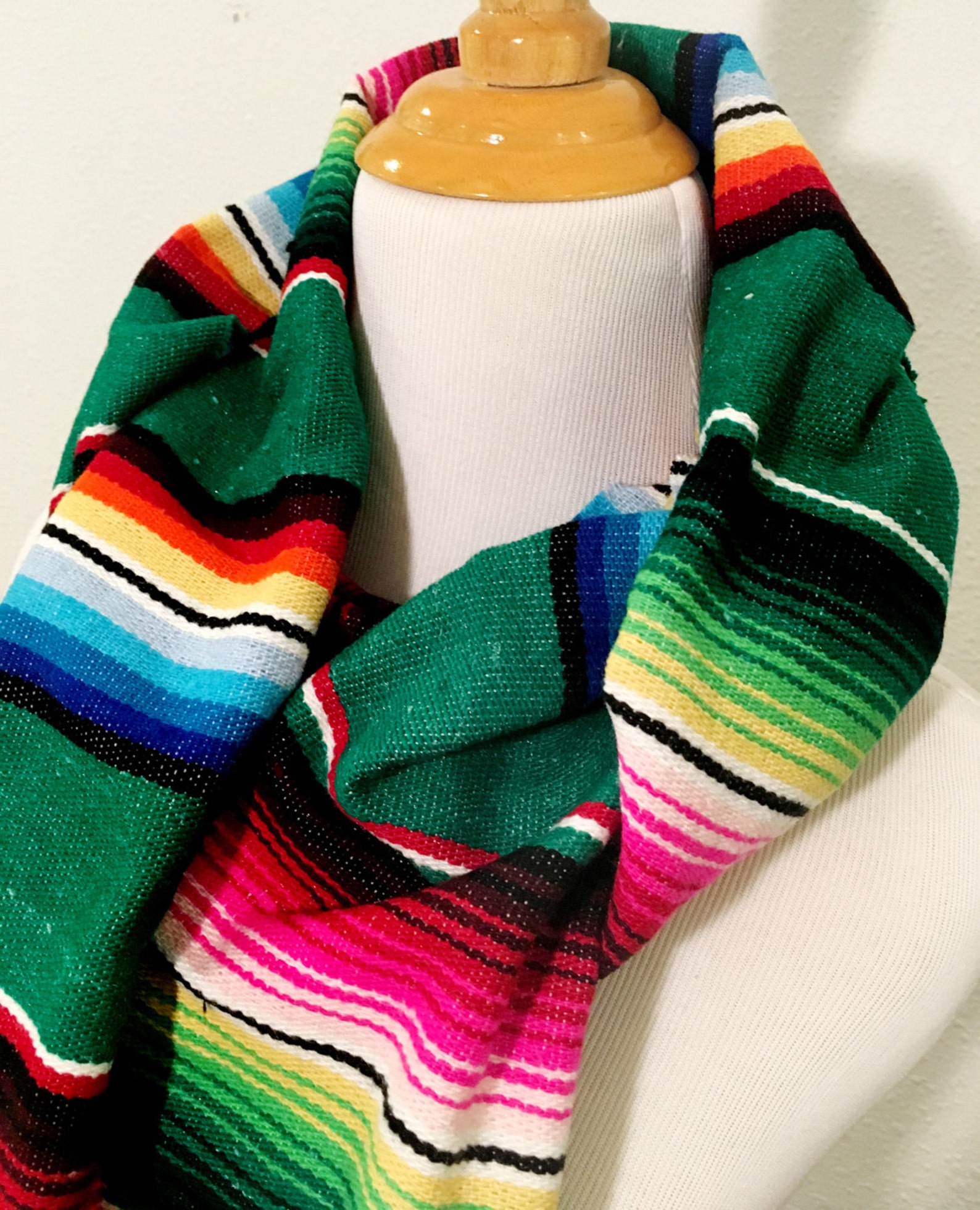 Mexican Serape Scarf Wrap Scarves Bohemian Tribal Ethnic Wrap - Etsy