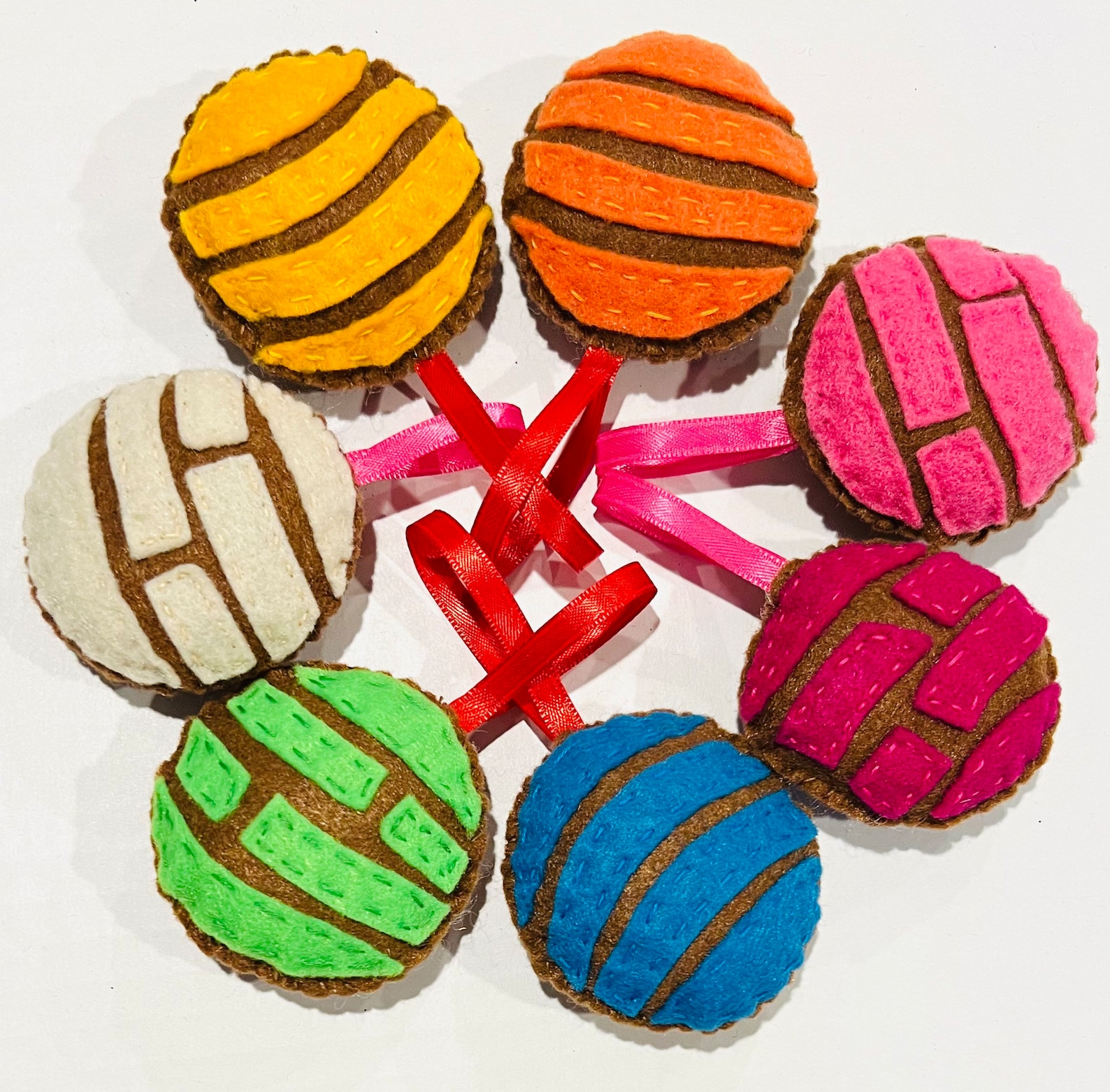 Mini Concha Felt Ornaments Mexican Christmas - Etsy