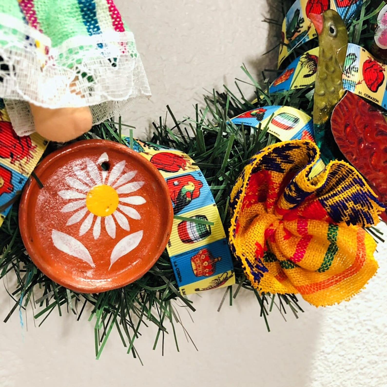 Mexican Christmas Wreath Fiesta Navidad Toy Children | Etsy