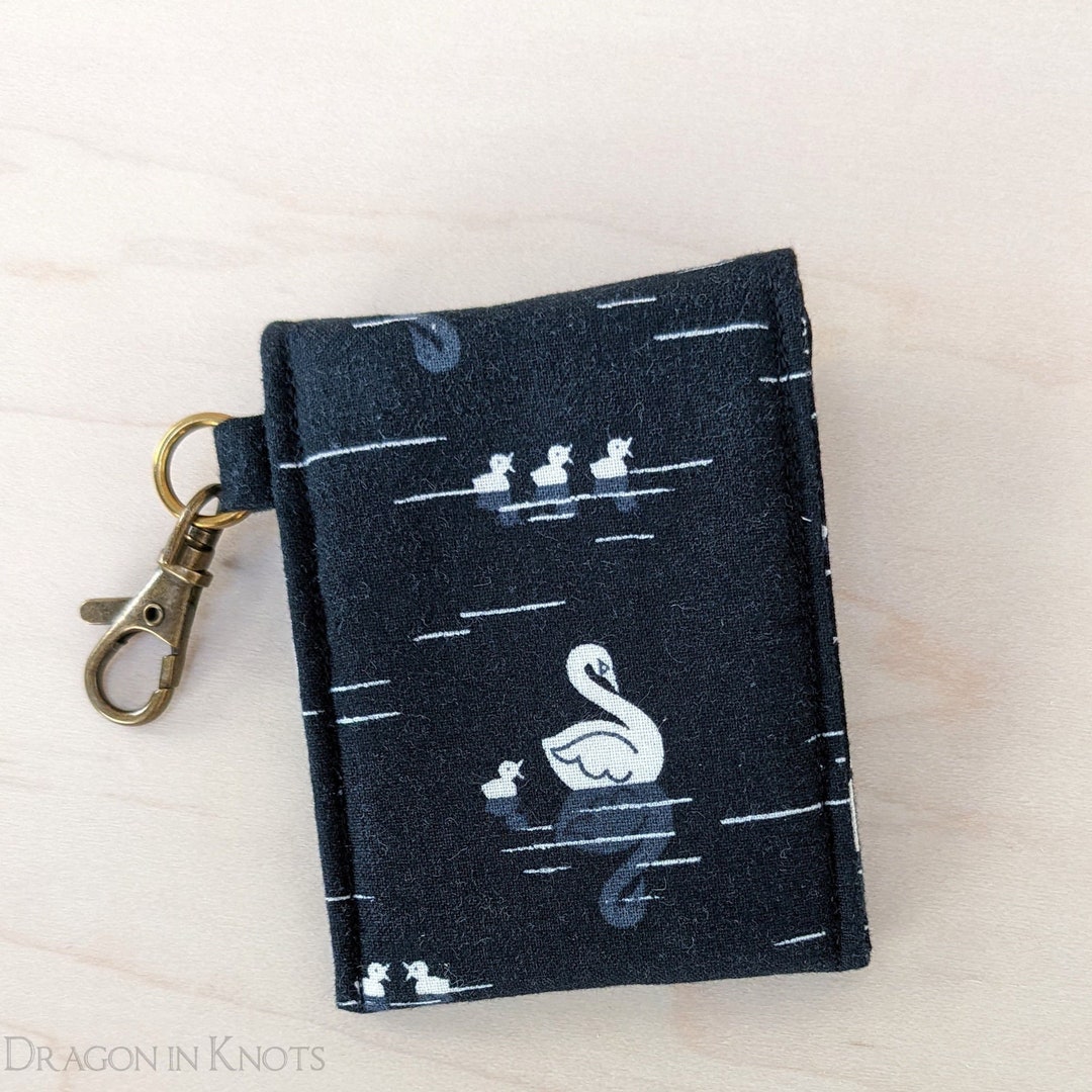 Swan Mini Essentials Pouch - Lip Gloss Holder, Card Wallet Keychain ...