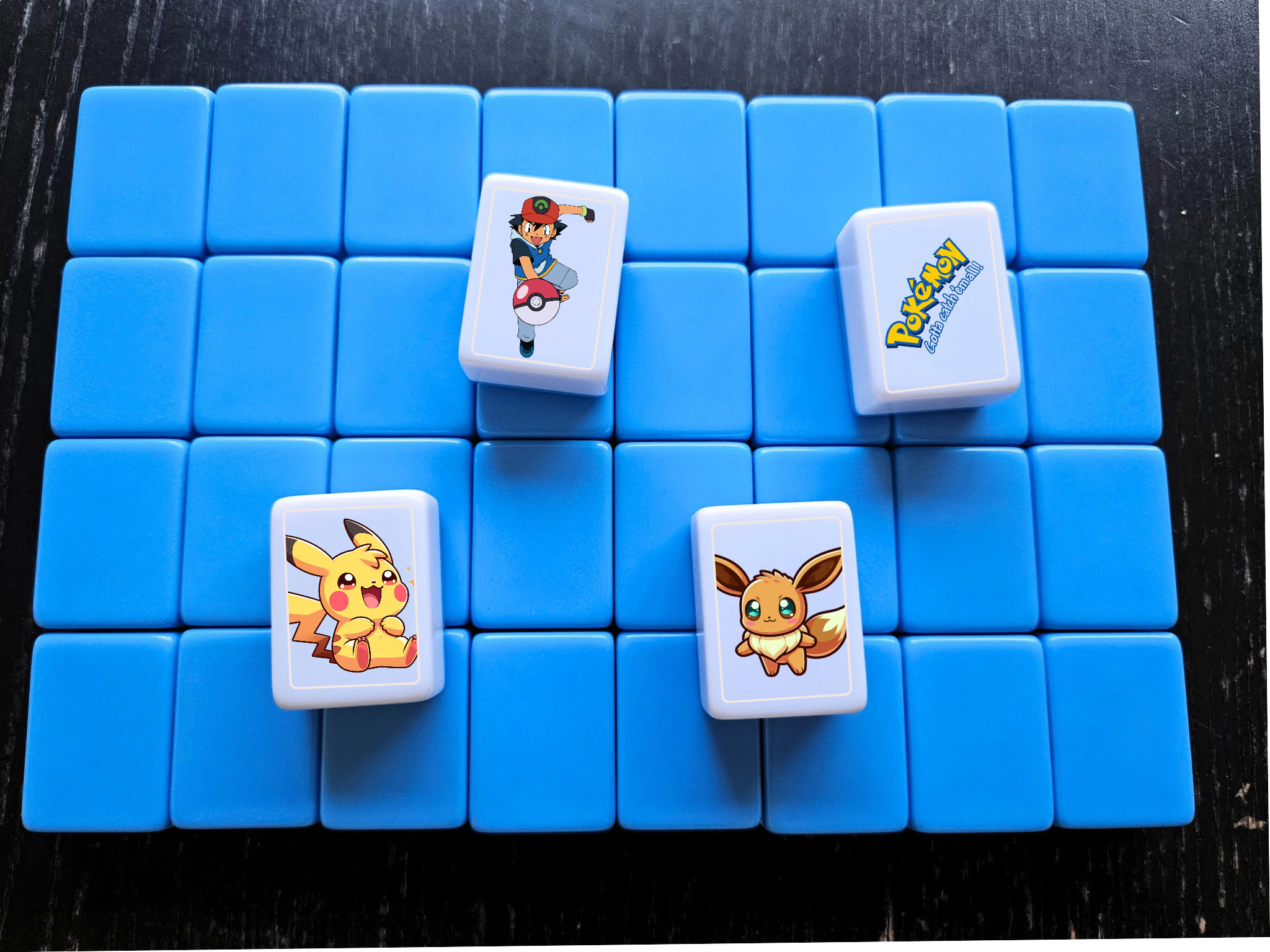 Pokemon Mahjong Tile Game Popular Tile Match Game Custom Made Can Be ...