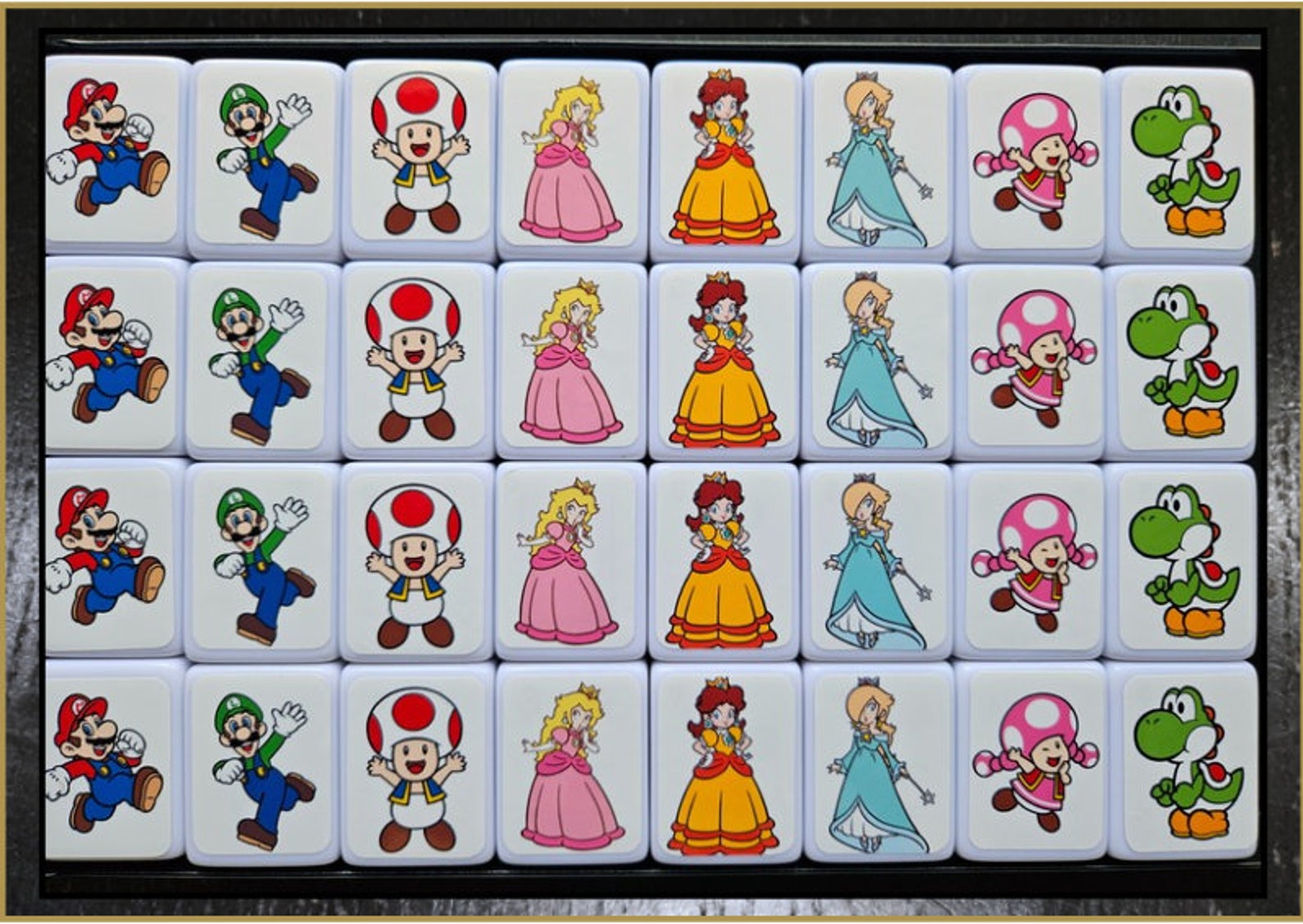3 Player Brothers Mahjong Tile Slide Game: Custom Tile Matching - Etsy